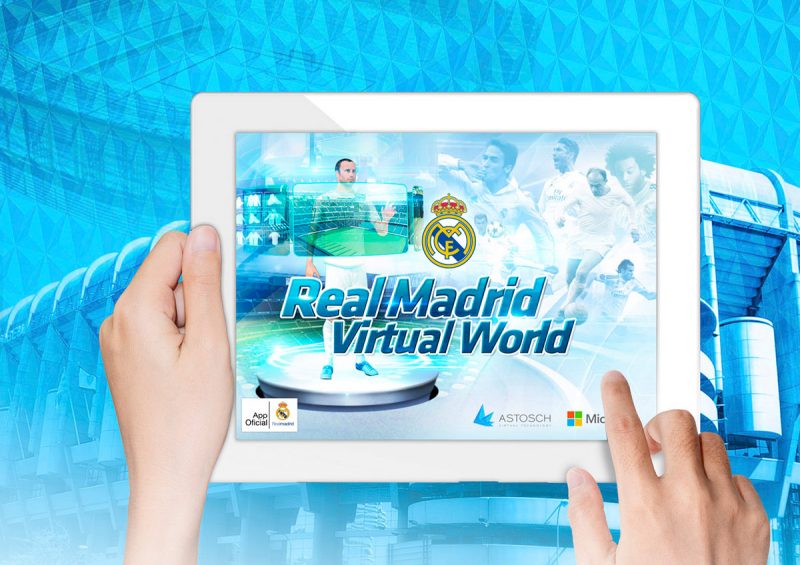 Real Madrid Virtual World, modelado 3D y texturizado para la app
